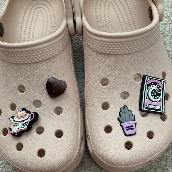 Cute Croc Inspired Clog Charms Cat on Toilet Funny Cute Shoe ...