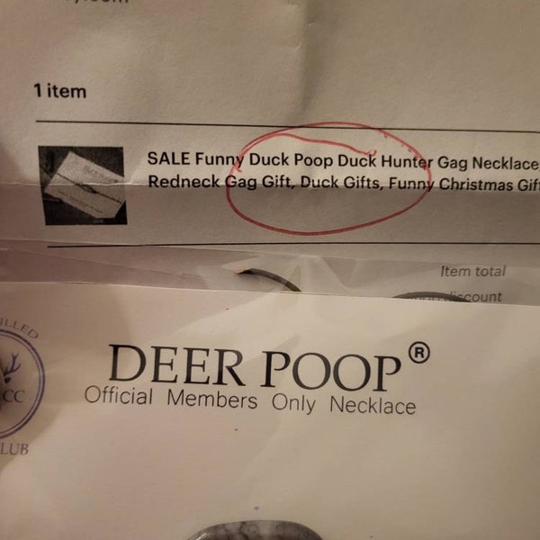 Deer Poop Necklace Gag Gift Hunter Gift, Funny Hunter Gift - Etsy