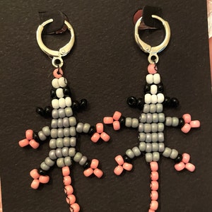 Beaded Possum Earrings - Etsy