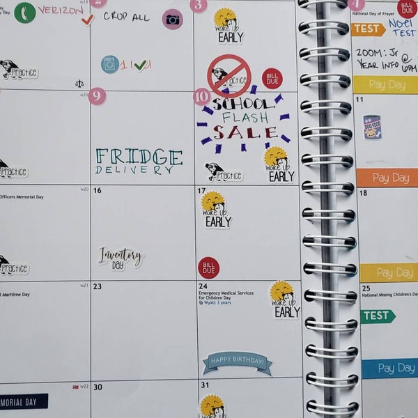 Wrestling Practice Planner Stickers - Etsy