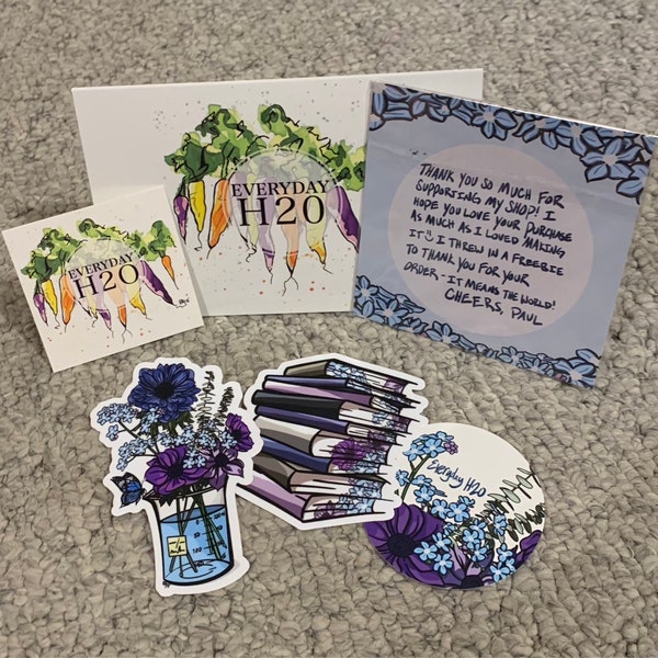 Flower Sticker, Science Sticker, Erlenmeyer Flask Sticker, Women in ...