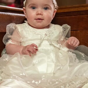Baby Rhinestone Tiara Hair Band for Baptism Christening - Etsy