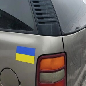 Ukraine Ukranian Flag Car Magnet Decal - 4 X 6 Heavy Duty for Car Truck ...