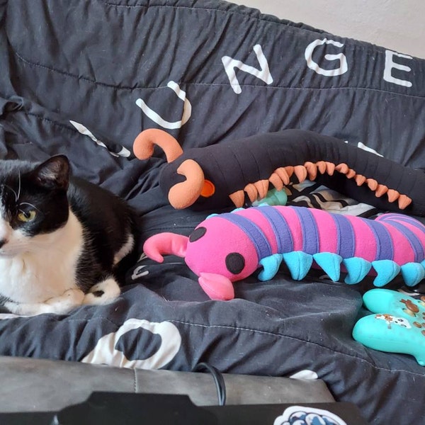 Giant African Millipede Plush, Millipede Toy, Plush Bug, Plush Insect ...