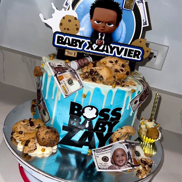 Baby Boss Cake Topper - Etsy