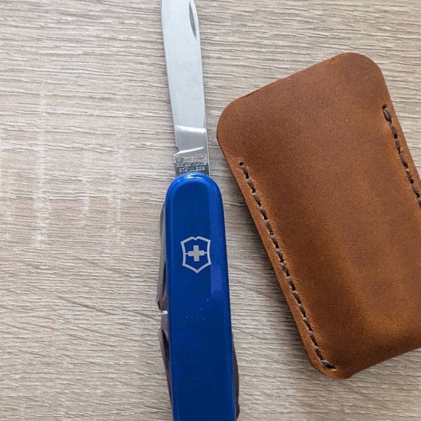 Custom Modified Deep Grain Effect Victorinox 91mm Plus Scales + Clip ...