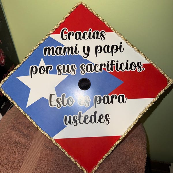 Bad Bunny Grad Cap Design | CARDSTOCK Printed Cap Topper | Bad Bunny ...