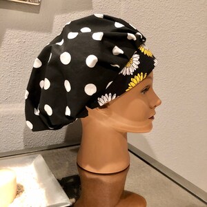 Bouffant Scrub Hat With Adjustable Cord Sewing Pattern, Nurse Head ...