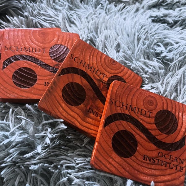 Custom Engraved Redwood Coasters - Set of 4 With Your Own Design - Etsy
