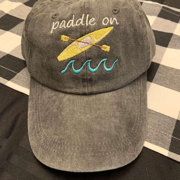 Paddle on Kayak Hat - Etsy