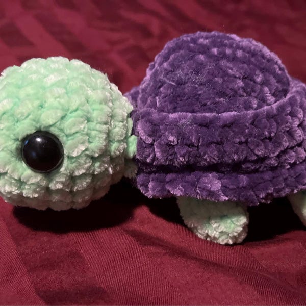 No Sew - Mini Stress Ball Buddies Turtle Hood Pattern, Interactive Toy ...