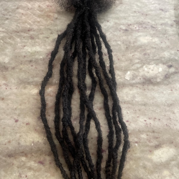 Real Human Hair Loc Extensions Bundles | Permanent & Hand-made ...