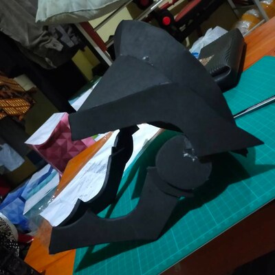 Capitano Cosplay Helmet Foam Patterns genshin Impact - Etsy