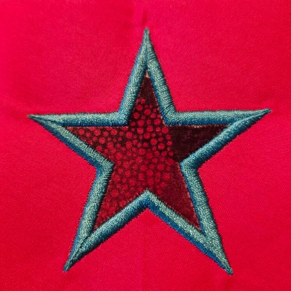 Star Applique Embroidery Design. Star Embroidery Design. Star Applique ...