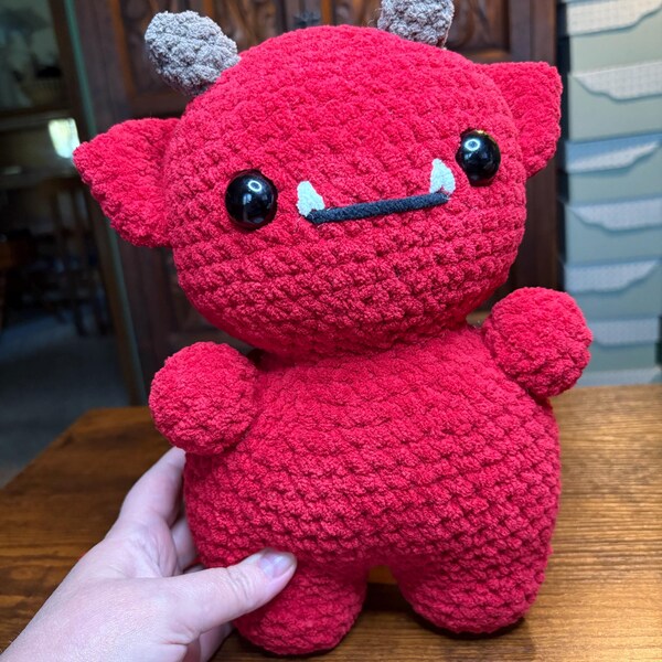 Crochet Pattern Chubby Devil Monster // Demon Crochet Pattern // Cute ...