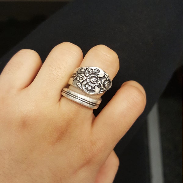 Sterling Silver Fork Ring Authentic Handmade Fork Rings - Etsy