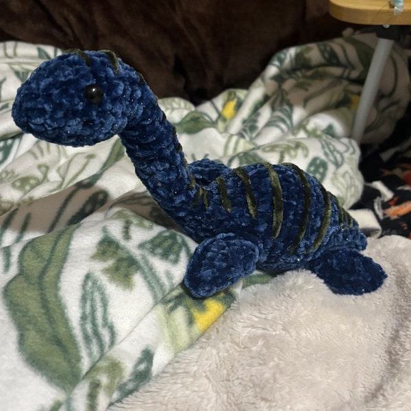 Plesiosaurus No Sew Crochet Pattern, Dinosaur No Sew Pattern, No Sew ...
