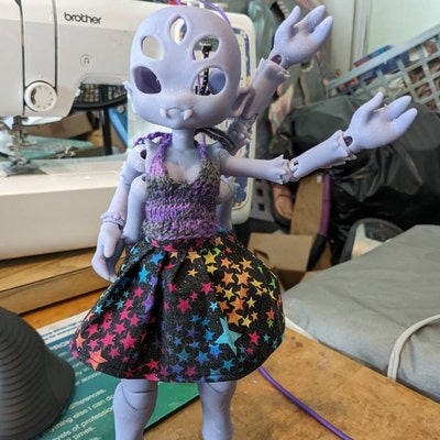 DIGITAL .STL Alien Kabbit Pre-supported Files for SLA Printing 26-28cm ...