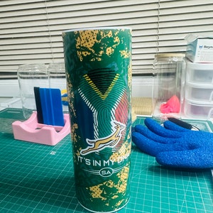 Springbok All Black Tumbler Wrap Sublimation Seamless Designs Downloads ...