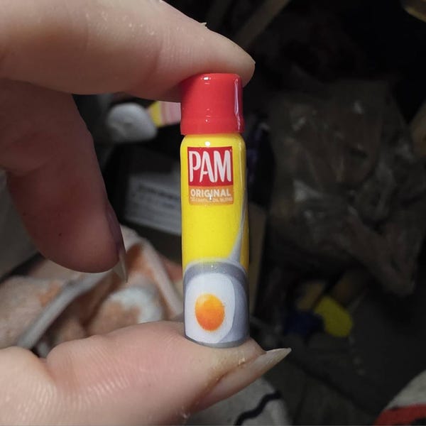 Miniature 1:6 Cooking Oils Mini Olive Oil Miniature Cooking Dollhouse ...