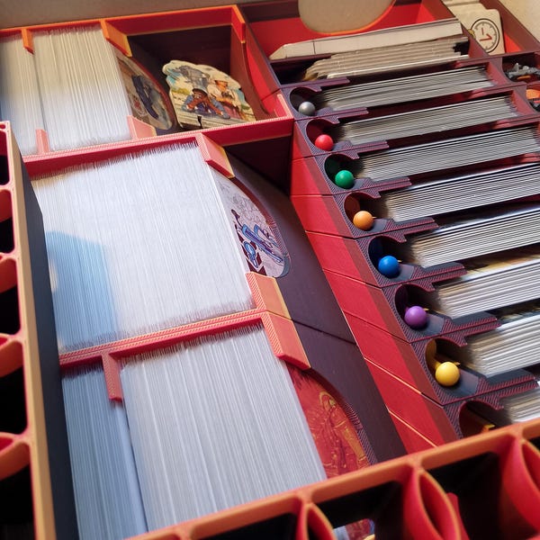 HEAT Board Game Insert for Base Game & 2 Expansions: Fits Sleeved Cards ...