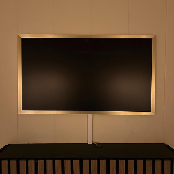 Samsung Frame TV Bezel,handmade Frame Tv Bezel, Gold TV Frame, Aluminum ...