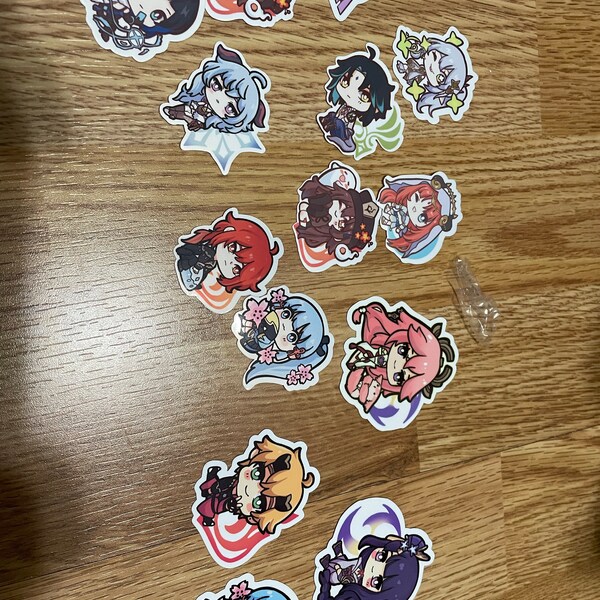 Scar Wuthering Waves Keychain Art Cute Chibi Huanglong Character WUWA ...