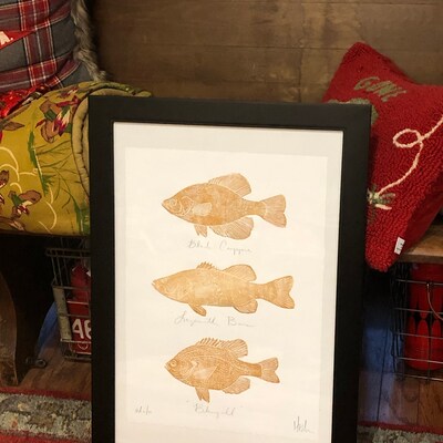 Freshwater Fish Print - Etsy