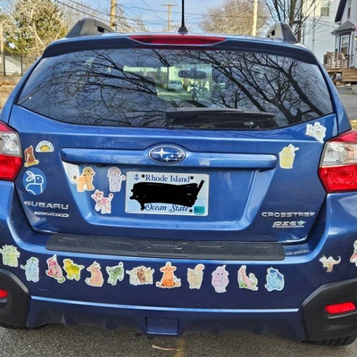 Spooky Ghost Hippo Sticker - Etsy