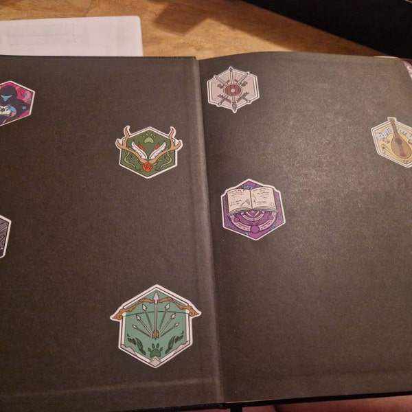 D&D Class Wooden Pin Badges! 14 Designs - Etsy