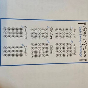 Christmas Savings Challenge Printable for Christmas Countdown Cash ...