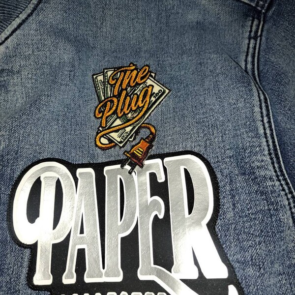 Cool Patch, 1-pc, "the Plug" Jacket Patch, Iron-on Embroidered Patch ...