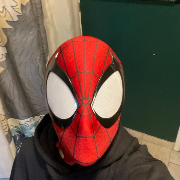 Customized Spider Man Comic Style Mask,shell and Lenses,ultimate Mask ...