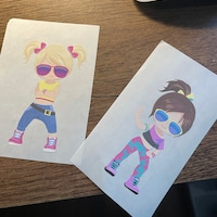 Hip Hop Dancer Girls Clipart, Fashion, Break Dance, Rapping Characters ...
