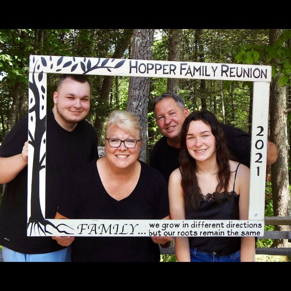 Custom Xlarge Birthday Photo Booth Frame - Extra Large Reunion ...