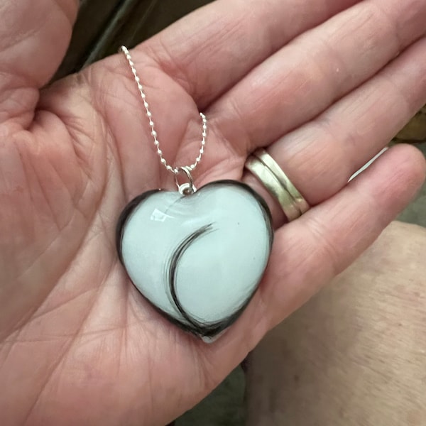 Personalised Hair Keepsake Memorial Necklace / Personalised Lock of ...