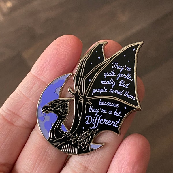 A Bit Different Enamel Pin - Etsy