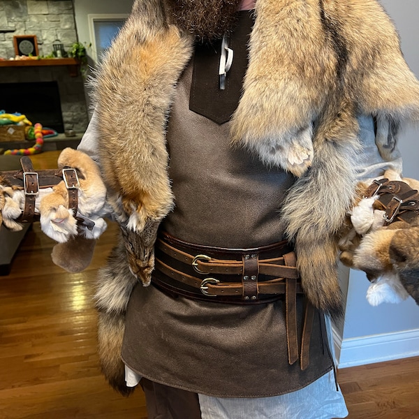 Coyote Hide Professionally Tanned #1 Grade/fur/viking Cloak/cape - Etsy