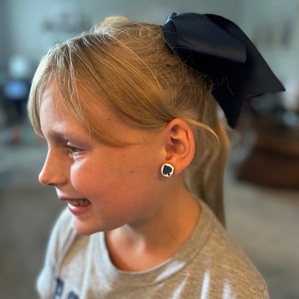 Cheer School Spirit Earrings School Sports Earrings Cheerleader ...