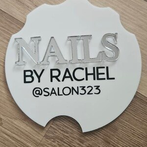 Nail Technician, Beauty Salon Prop, Nailfie Disc, Acrylic, Business ...
