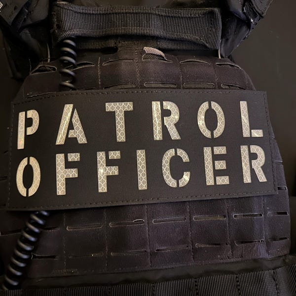 3.5x2in Custom Blood Type Patch IR Patch Infrared Reflective Patches Military Patches Tactical ...