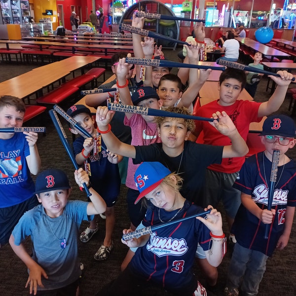 Baseball Team Gift, Personalized Bat, Mini Baseball Bat, Little League ...