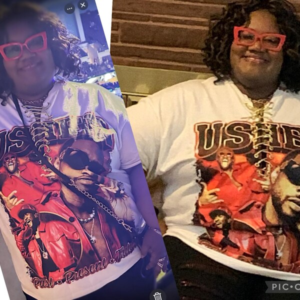 Customized Lace up Limited Rapper Usher Shirt, Vintage Usher 90s Shirt ...