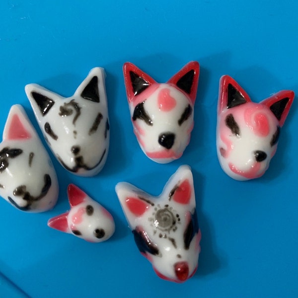 Miniature Fox Mask Face Mold, Silicone 3D Mold, Floree Mold C-699, Made ...