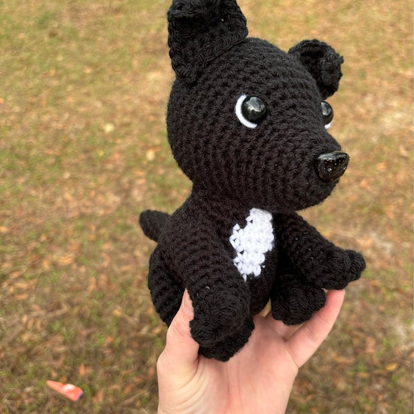 Staffordshire Bull Terrier Dog Amigurumi Crochet Pattern - Etsy