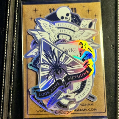 MCR Holographic Stickers - Etsy