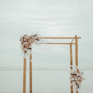 Boho Bouquet Dusty Rose Cream Blush Pink Flowers Bridal | Etsy