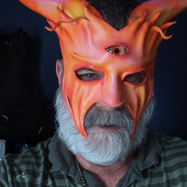 Leather Tree Mask Entirely Hand Crafted Costume Masquerade Halloween ...