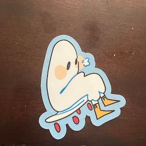 Silly Ghost Waterproof Sticker Set - Etsy