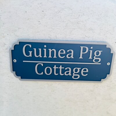The Emley Cottage Style Door Sign Personalised Sign Pastel - Etsy